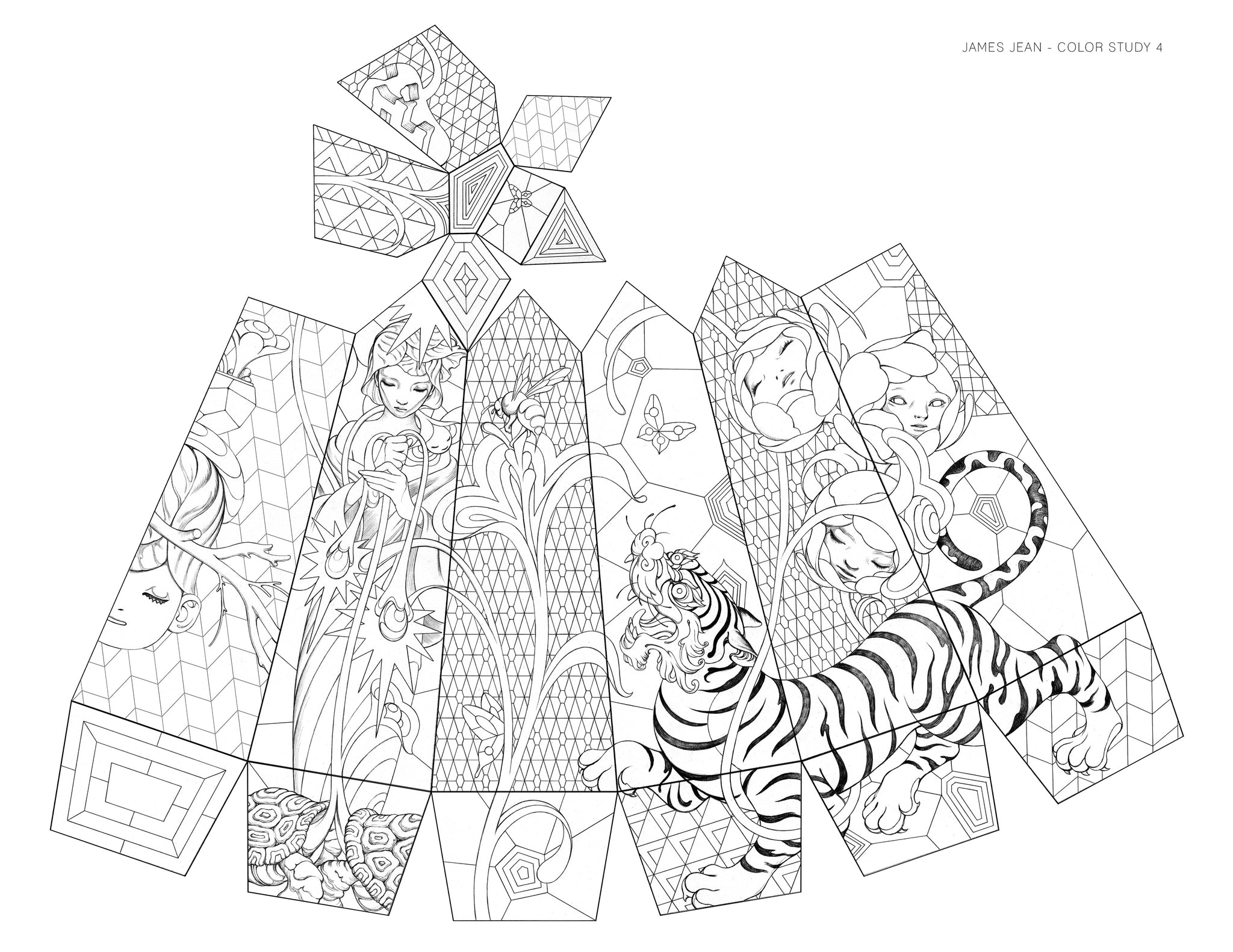 james jean coloring pages